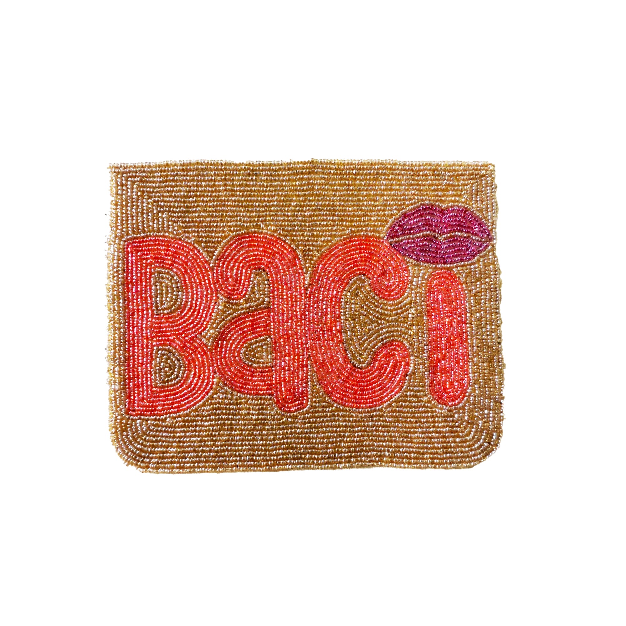 The Jacksons | Baci Mini Beaded Purse | Gold / Pink / Purple – Dutch ...